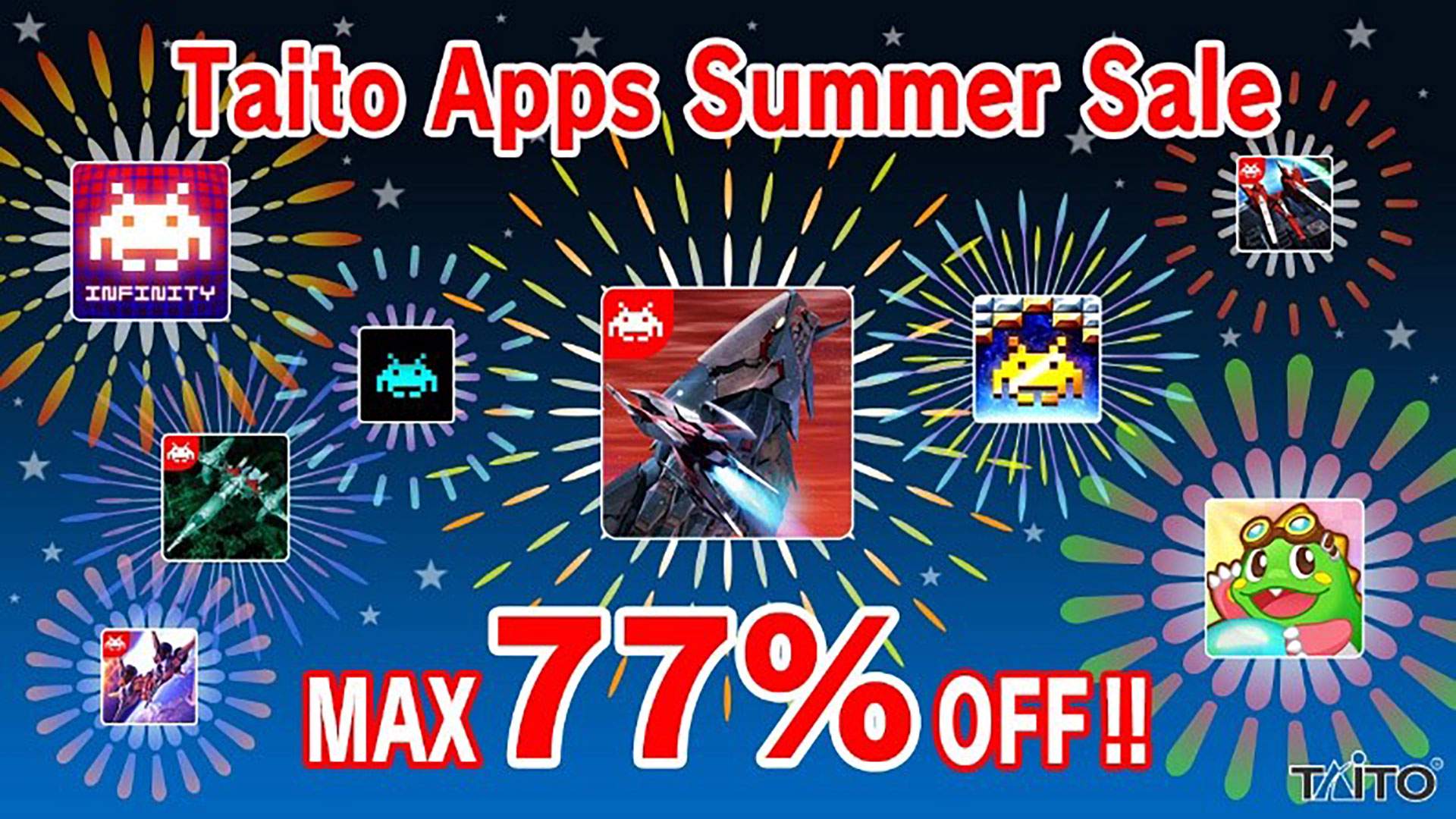 TAITO Announces Summer Sale!
