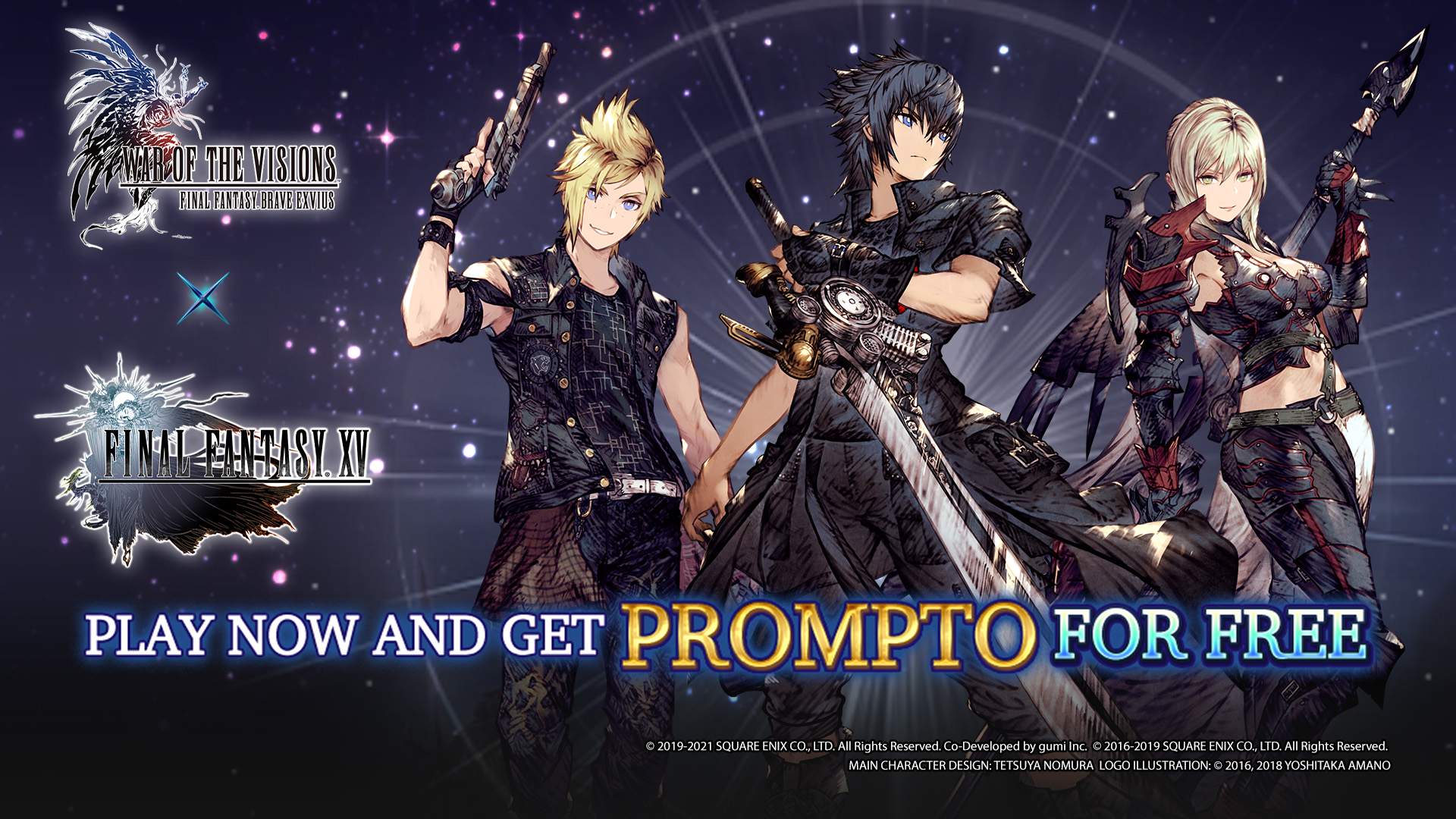 SQUARE ENIX | The Official SQUARE ENIX Website - WAR OF THE VISIONS FFBE x FFXV Collaboration