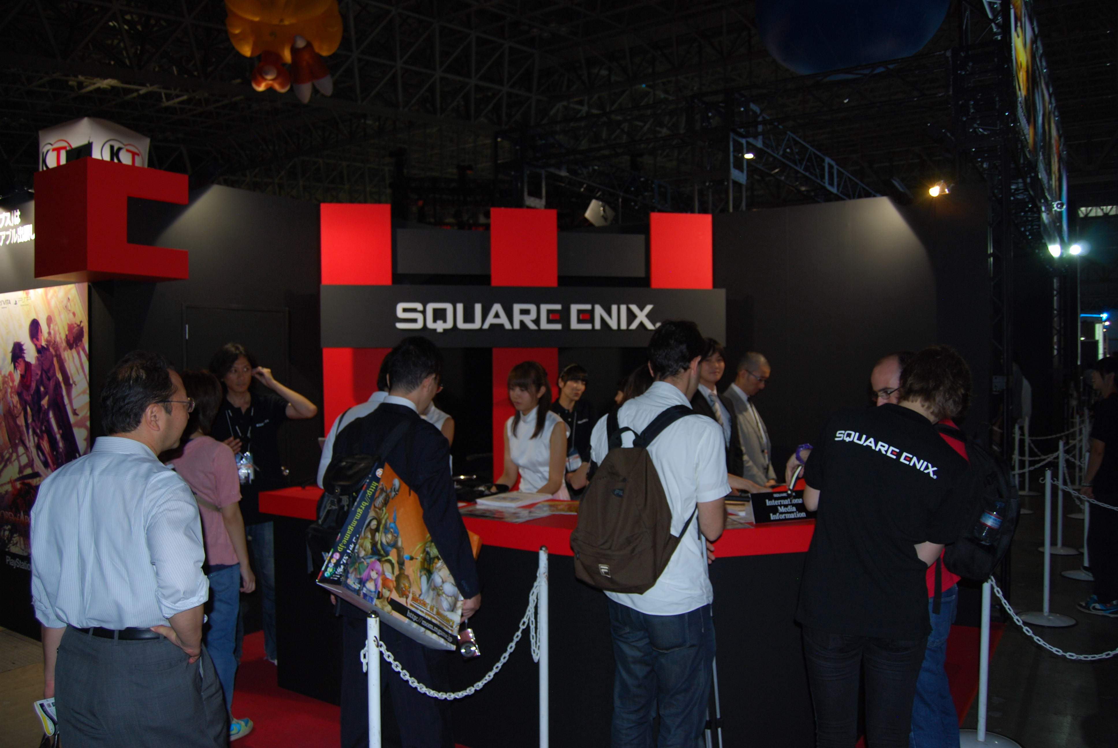 A tour of the Square Enix Tokyo Game Show booth